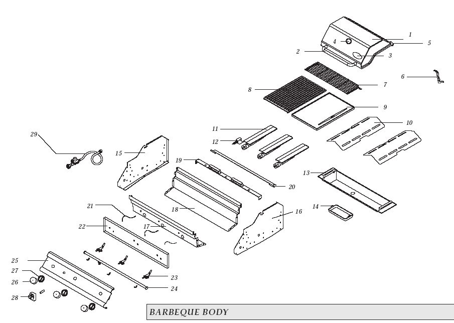 Barbeques Galore | AussieRoaster 3, 4 & 6 Burner Head - G3ARBH, G4ARBH ...