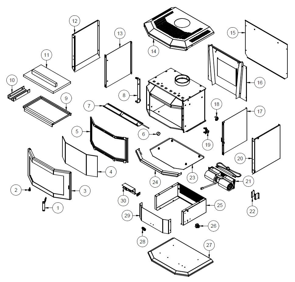 Barbeques Galore | Saxon Rosewood Freestanding Wood Heater (SXRW17K)