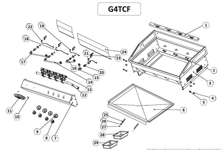 Barbeques Galore | Ziegler & Brown Turbo Classic 4 Burner Enamel BBQ ...