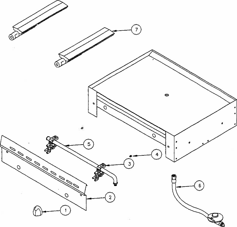 Barbeques Galore | Casuarina 2 Burner Hot Plate BBQ - MT2B (2000-2001)