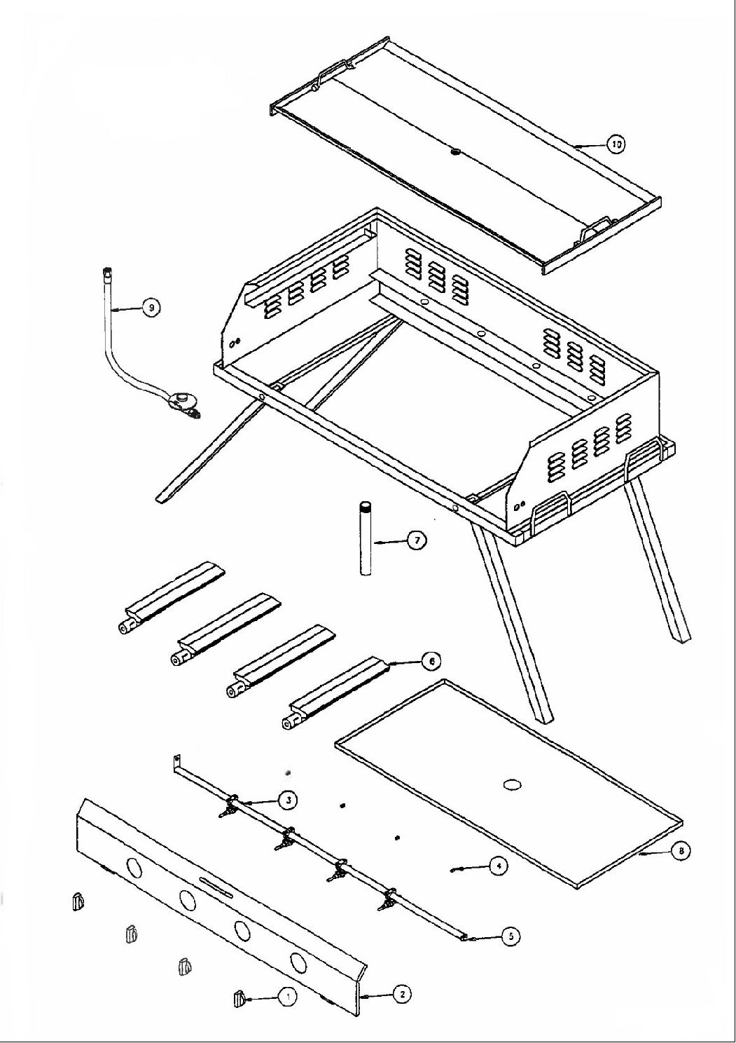 Barbeques Galore | Clubmaster 4 Burner Solid Plate Spare Parts - G4CLUB ...
